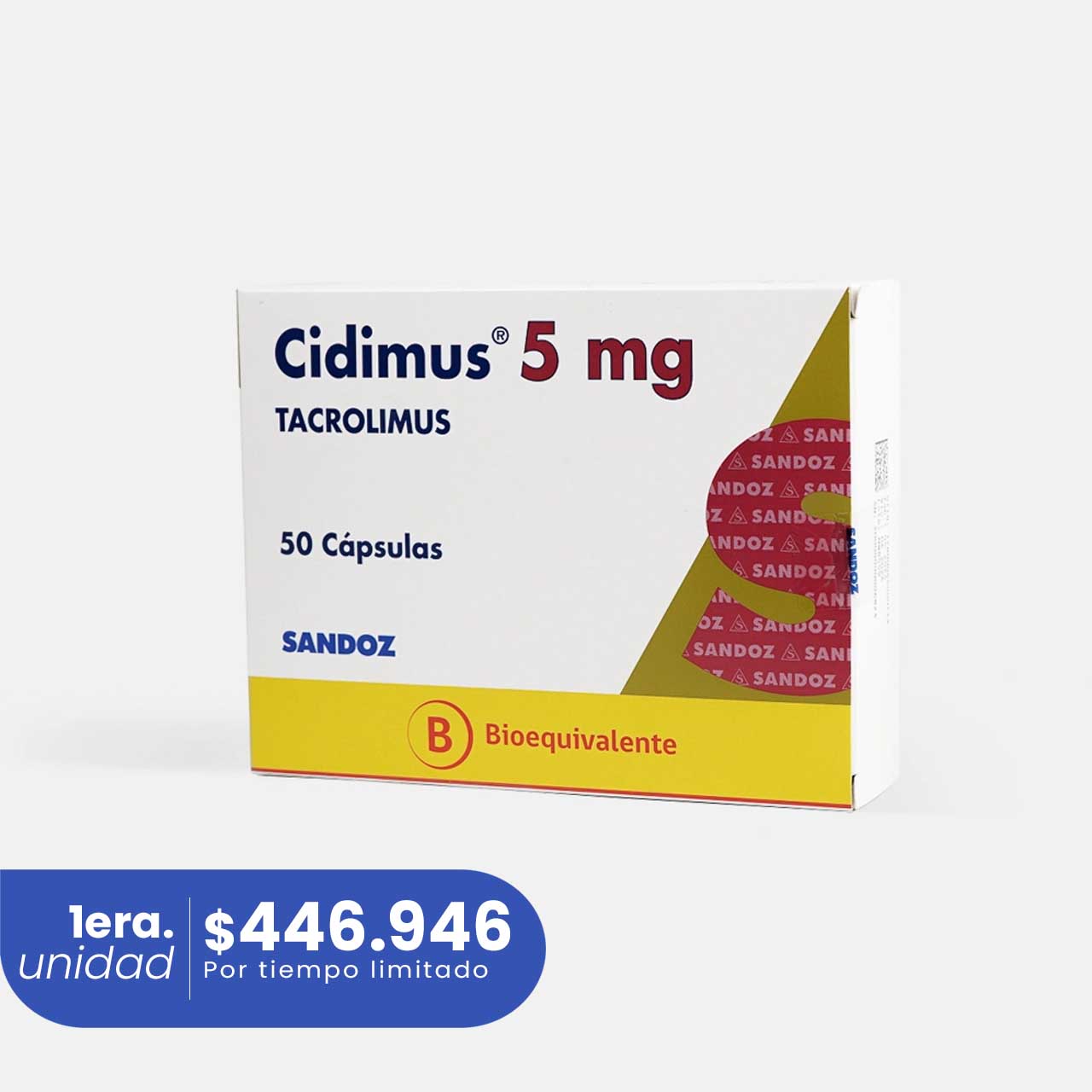 Cidimus 5mg 50 Cap.