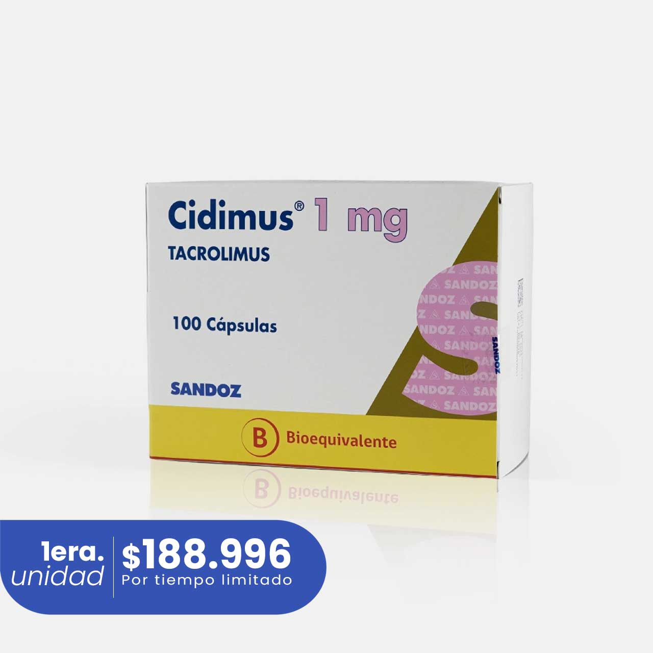 Cidimus 1mg 100 Cap.